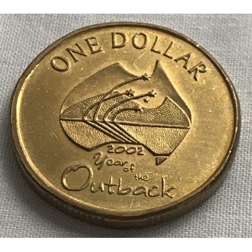 AUSTRALIA 2002 ... ONE DOLLAR COIN ... YEAR OF THE OUTBACK