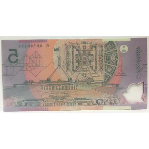 Australia 2008...Five Dollar Banknote...Error