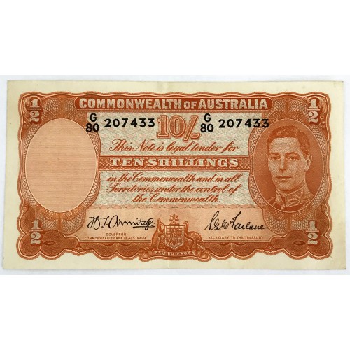 Australia 1942....10 Shillings Banknote