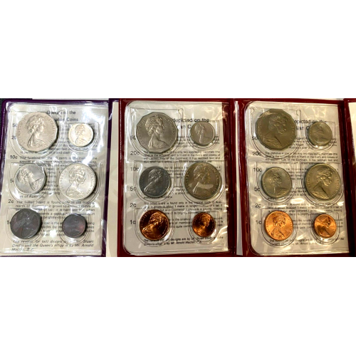 AUSTRALIA 1977 and 2 x 1980 MINT SETS