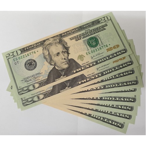 UNITED STATES OF AMERICA 2004 . TWENTY DOLLAR BANKNOTES . CONSECUTIVE ...
