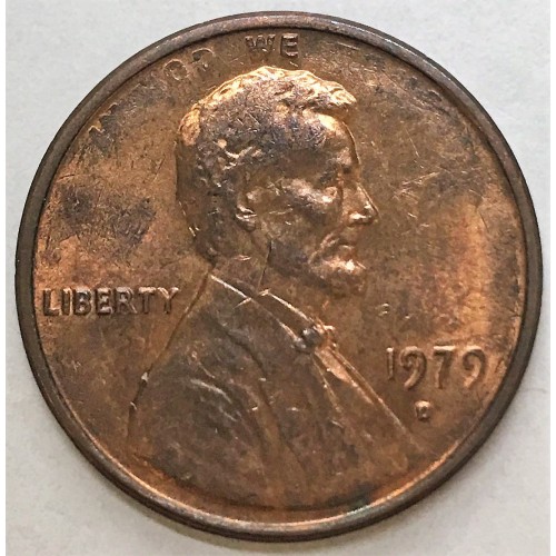 United States 1979...1 Cent Coin...Variety