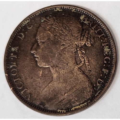 GREAT BRITAIN UK 1882 . ONE 1 PENNY