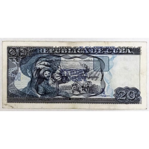 Cuba 2005...20 Pesos Banknote...Error