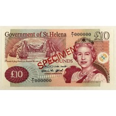 St Helena 2004...10 Pounds Banknote...Specimen