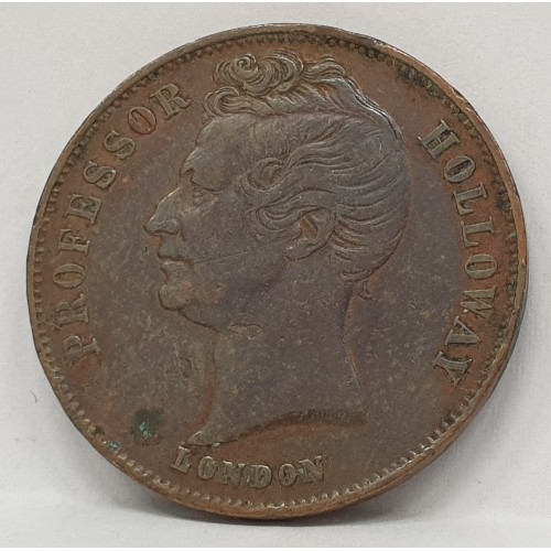 AUSTRALIA 1857 . PENNY . PROFESSOR HOLLOWAY TOKEN