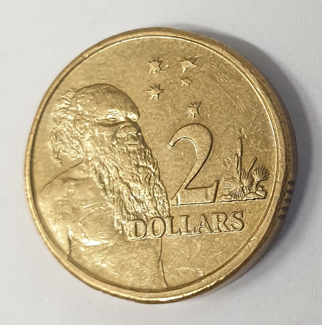AUSTRALIA 2009 . TWO DOLLARS COIN . ERROR . OFF CENTRE MIS-STRIKE