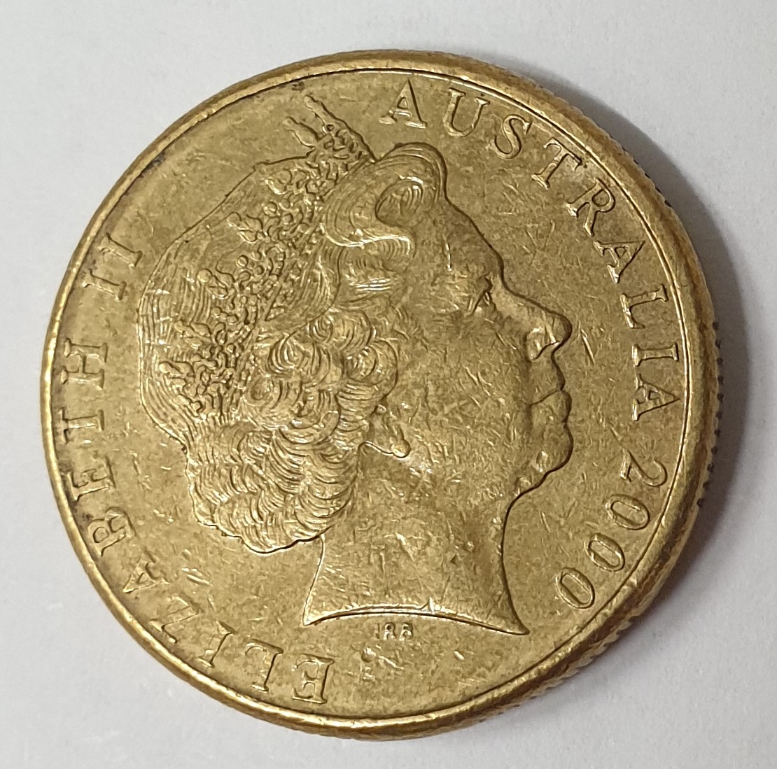 AUSTRALIA 2000 . ONE DOLLAR COIN . NO MULE . ERROR . THIN PLANCHET