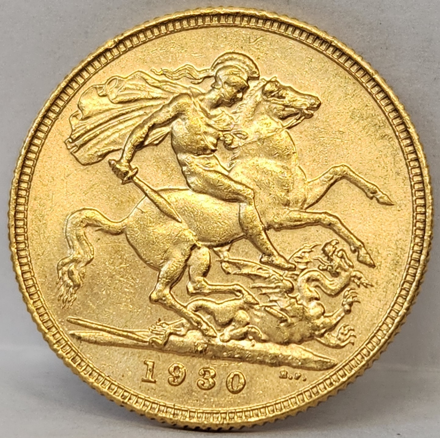 AUSTRALIA 1930 . ONE 1 SOVEREIGN . MELBOURNE . GOLD