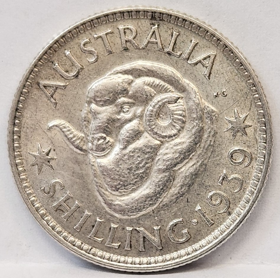 AUSTRALIA 1939 . SHILLING . KEY DATE