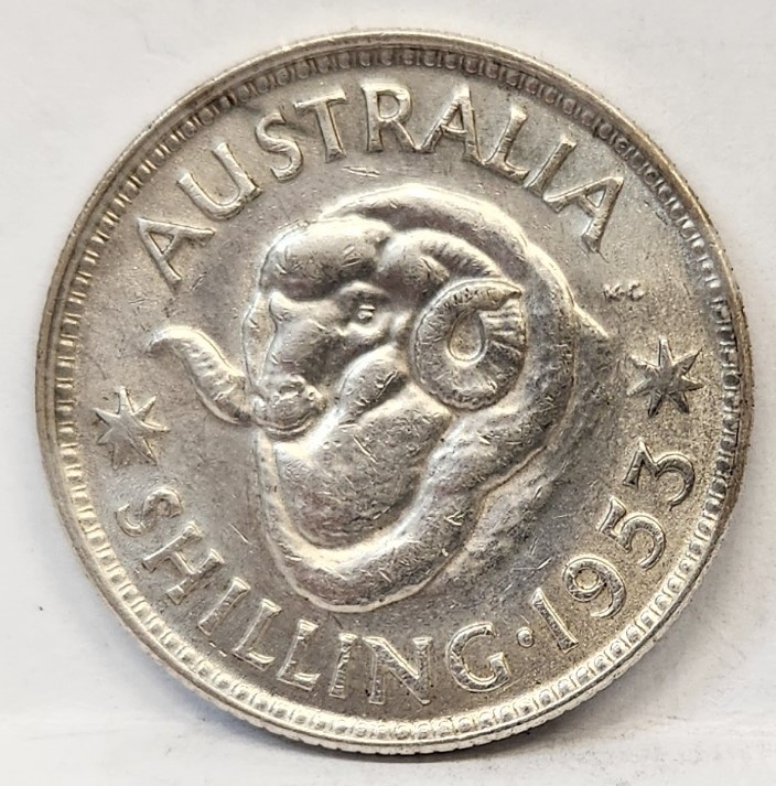 AUSTRALIA 1953 . SHILLING