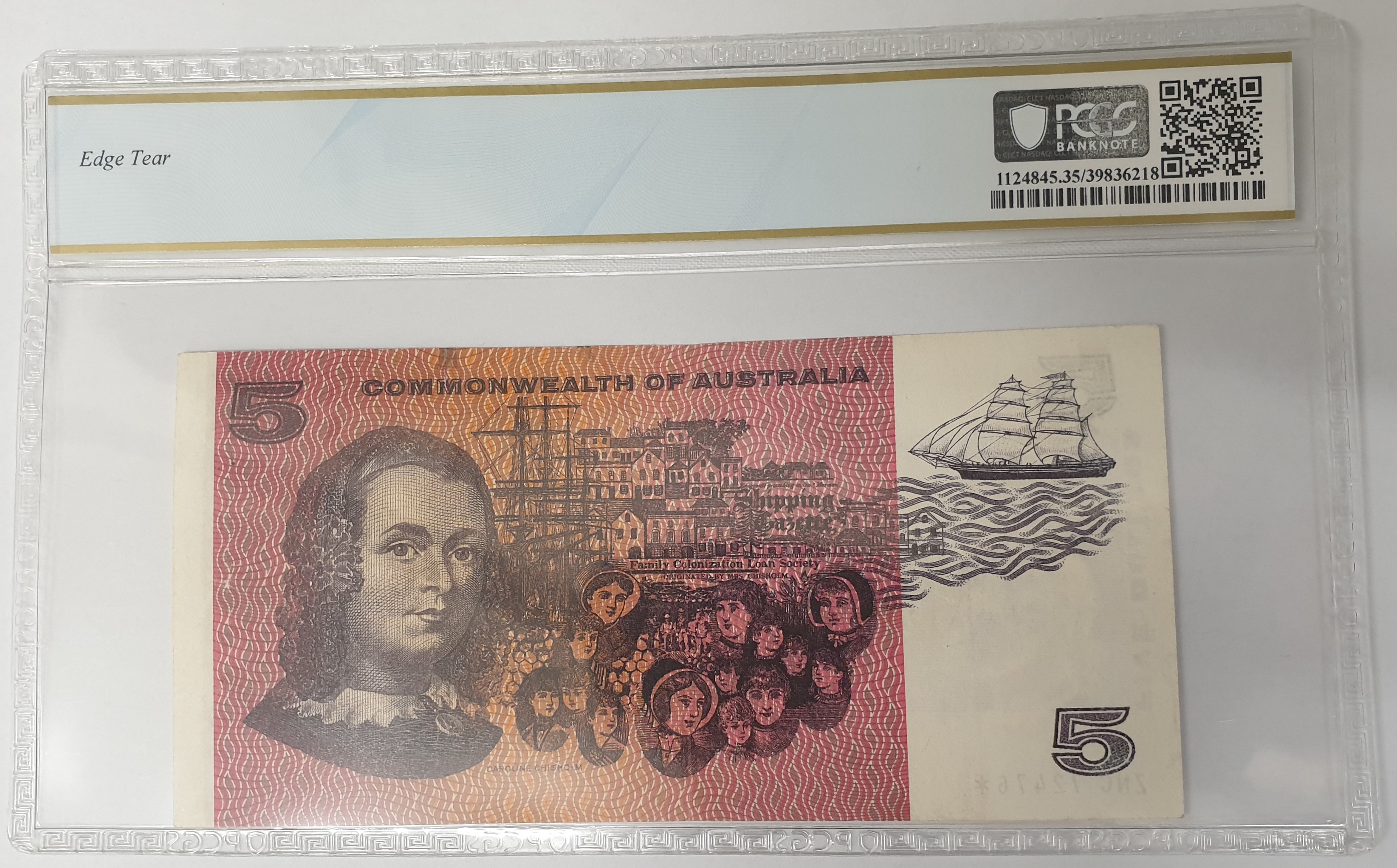 AUSTRALIA 1969 . FIVE DOLLAR BANKNOTE . STARNOTE . RARE