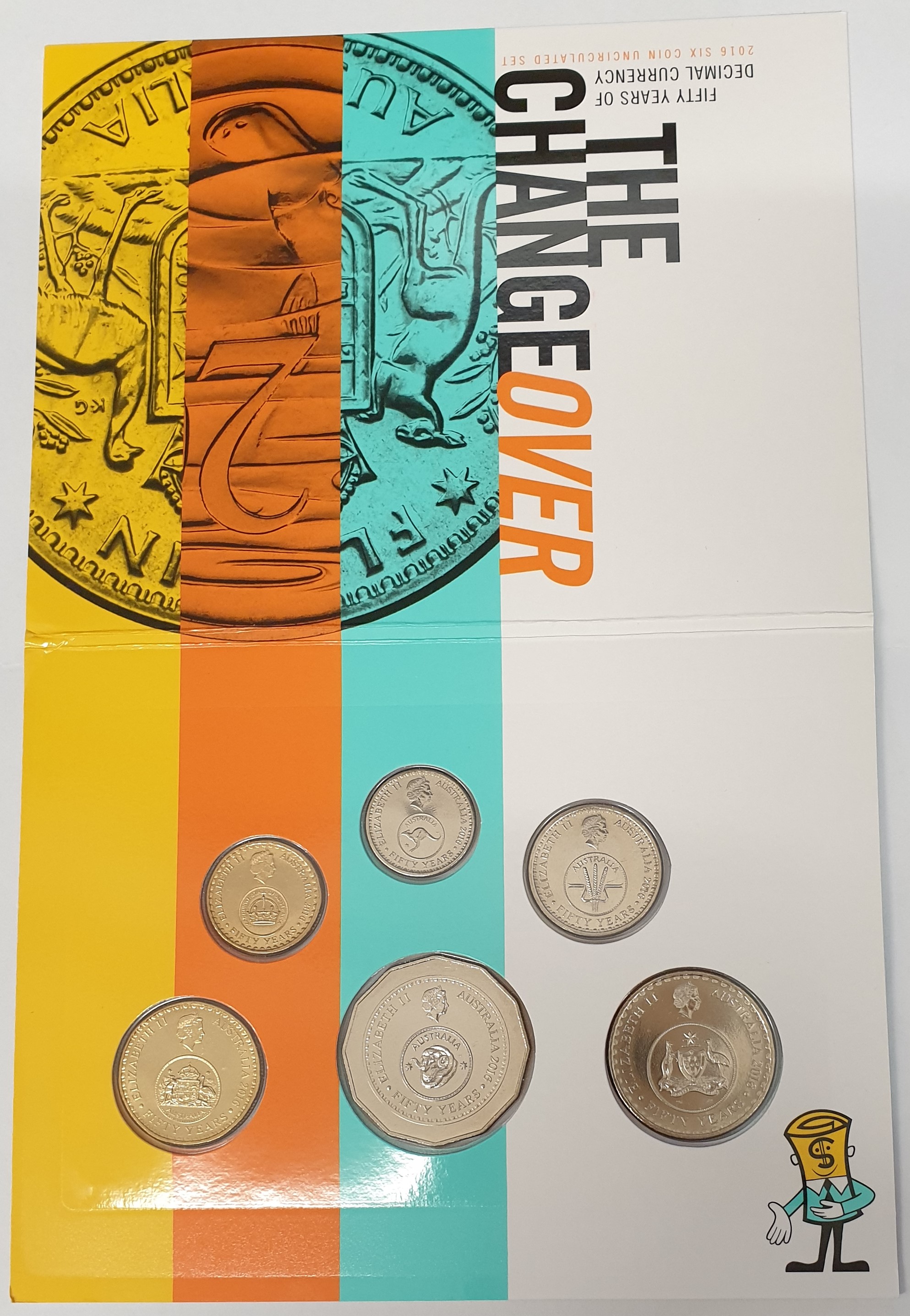 AUSTRALIA 2016 . MINT SET . CHANGEOVER . NOT A COPY . GENUINE