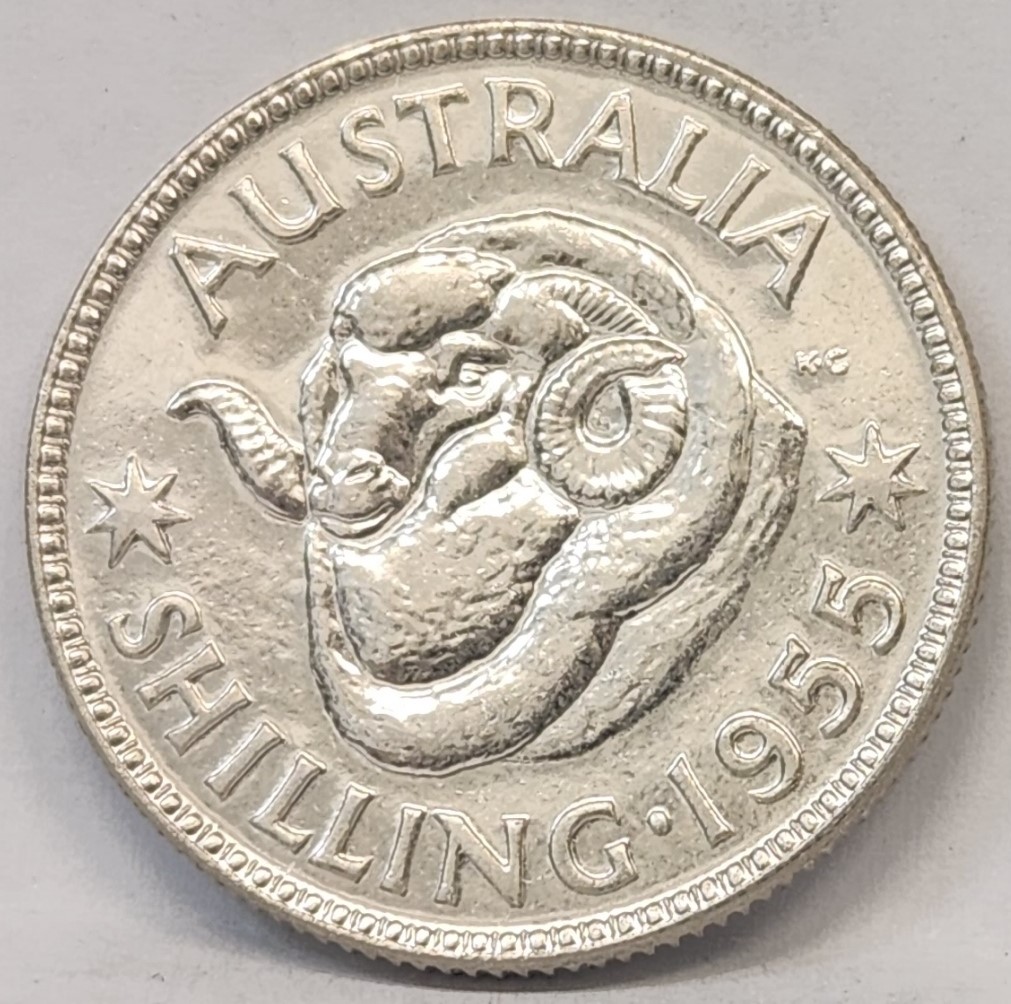 AUSTRALIA 1955 . PRE-DECIMAL PROOF SET . MELBOURNE . 4 COINS