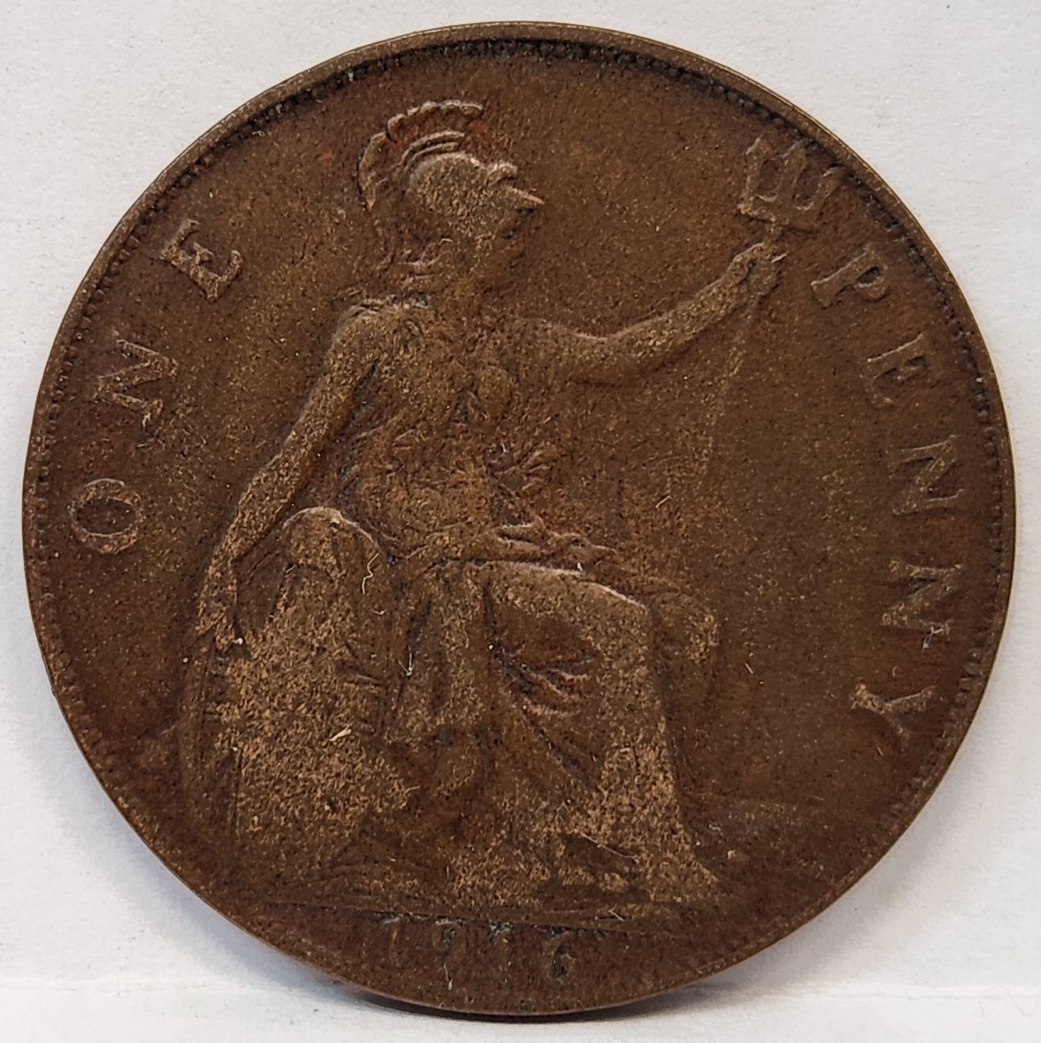 GREAT BRITAIN UK 1916 . ONE 1 PENNY