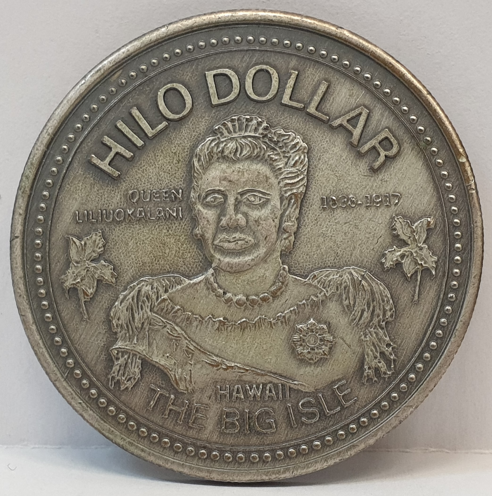 UNITED STATES 1973 . HILO DOLLAR . HAWAII TOKEN