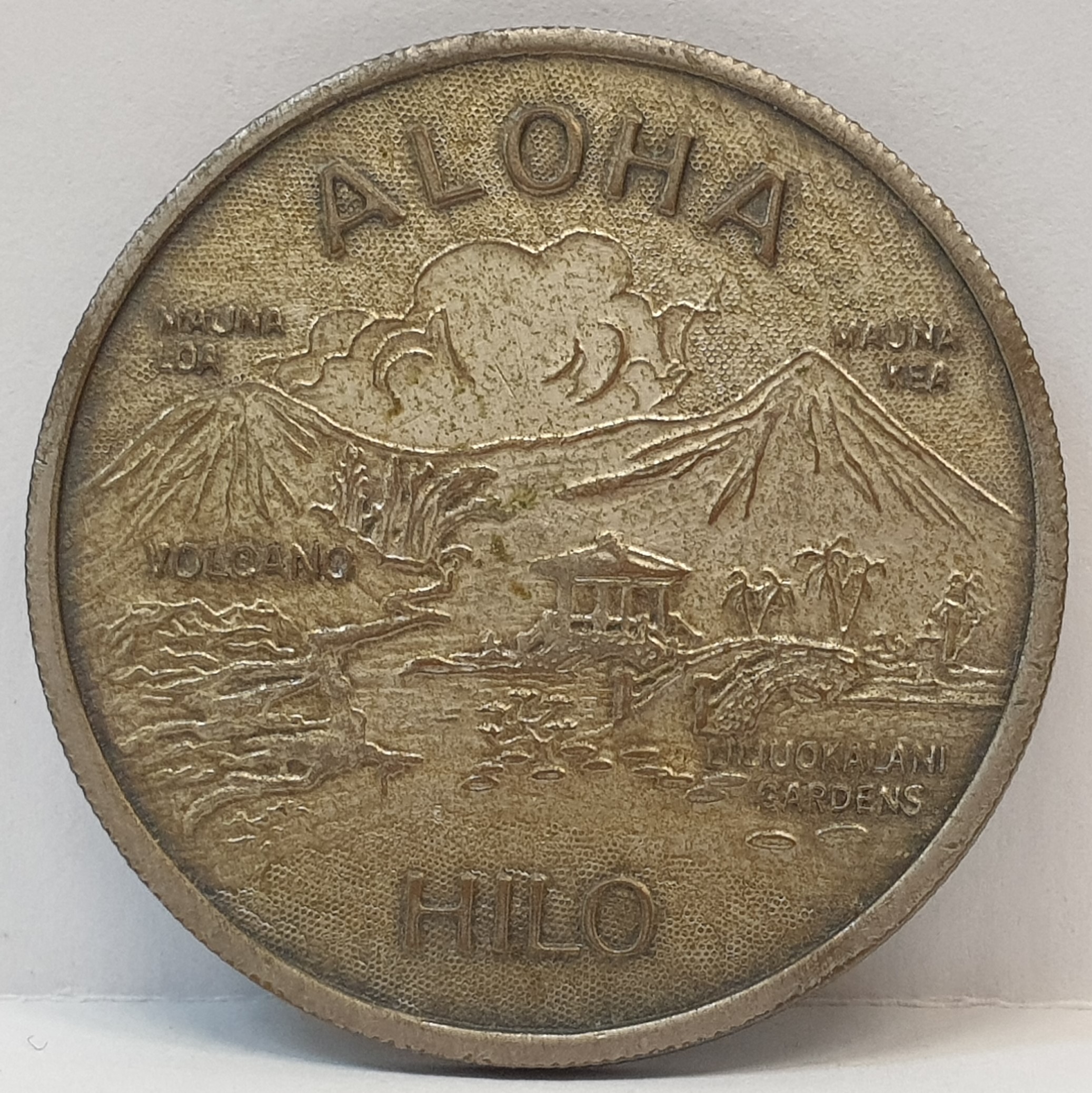 UNITED STATES 1973 . HILO DOLLAR . HAWAII TOKEN