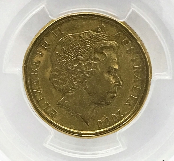 AUSTRALIA 2000 ... ONE DOLLAR ... MULE ... PCGS XF