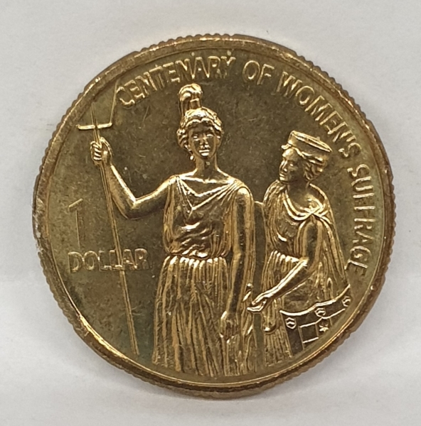 AUSTRALIA 2003 ... ONE DOLLAR COIN ... CENTENARY OF WOMEN'S SUFFRAGE