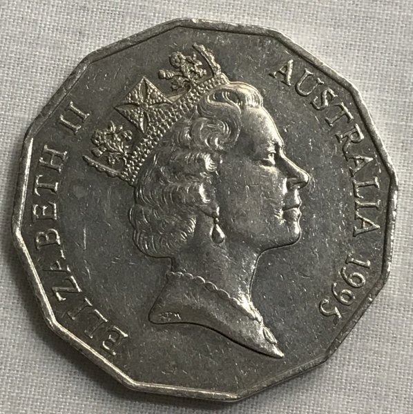 AUSTRALIA 1995 ... FIFTY CENTS COINS... WEARY DUNLOP